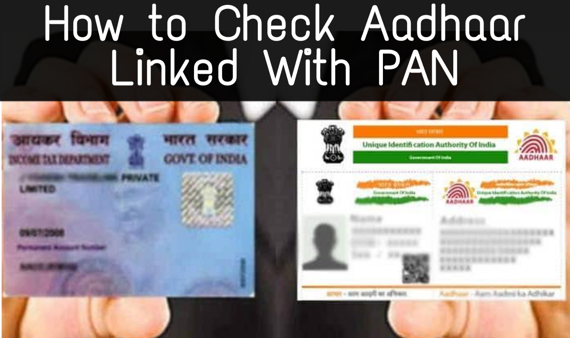 How To Check if my PAN Card is Linked with Aadhaar Card or not - iTechnowledge